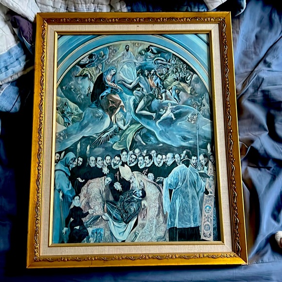 Art | Reproduction El Greco Painting The Burial Of The Count Of Orgaz ...